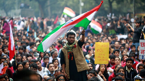 Biggest student demonstrations in years erupt in India | Red Flag